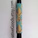 Pen Cover Pattern - Horse - Orange/blue/white - Peyote Pattern - Etsy