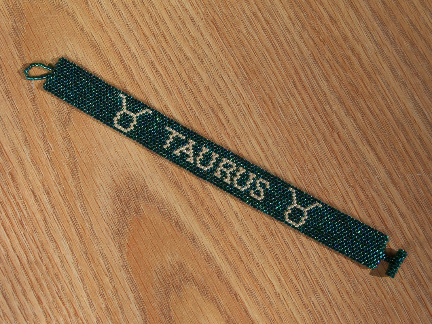 Taurus Zodiac Horoscope Sign - Bracelet Pattern - Peyote Pattern - Etsy