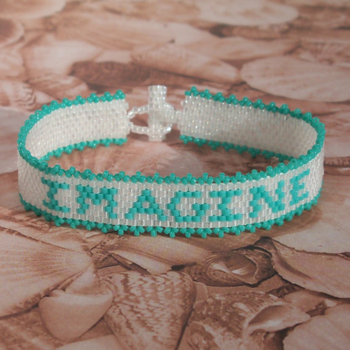 Alphabet Pattern in Odd Count Peyote Stitch - Peyote Pattern - Etsy