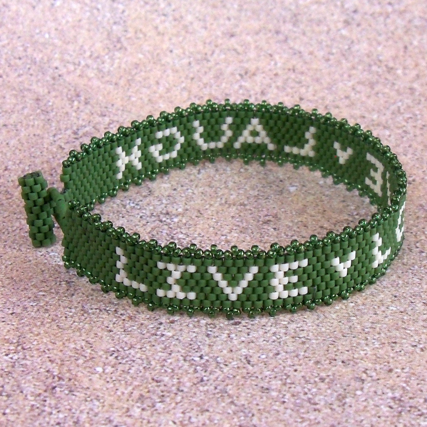 Live Love Laugh - Bracelet Pattern - Peyote Pattern - Etsy