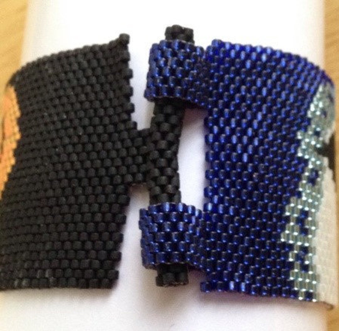 Beaded Clasp Pattern - Peyote Toggle and Double Loop Clasp Pattern - Etsy