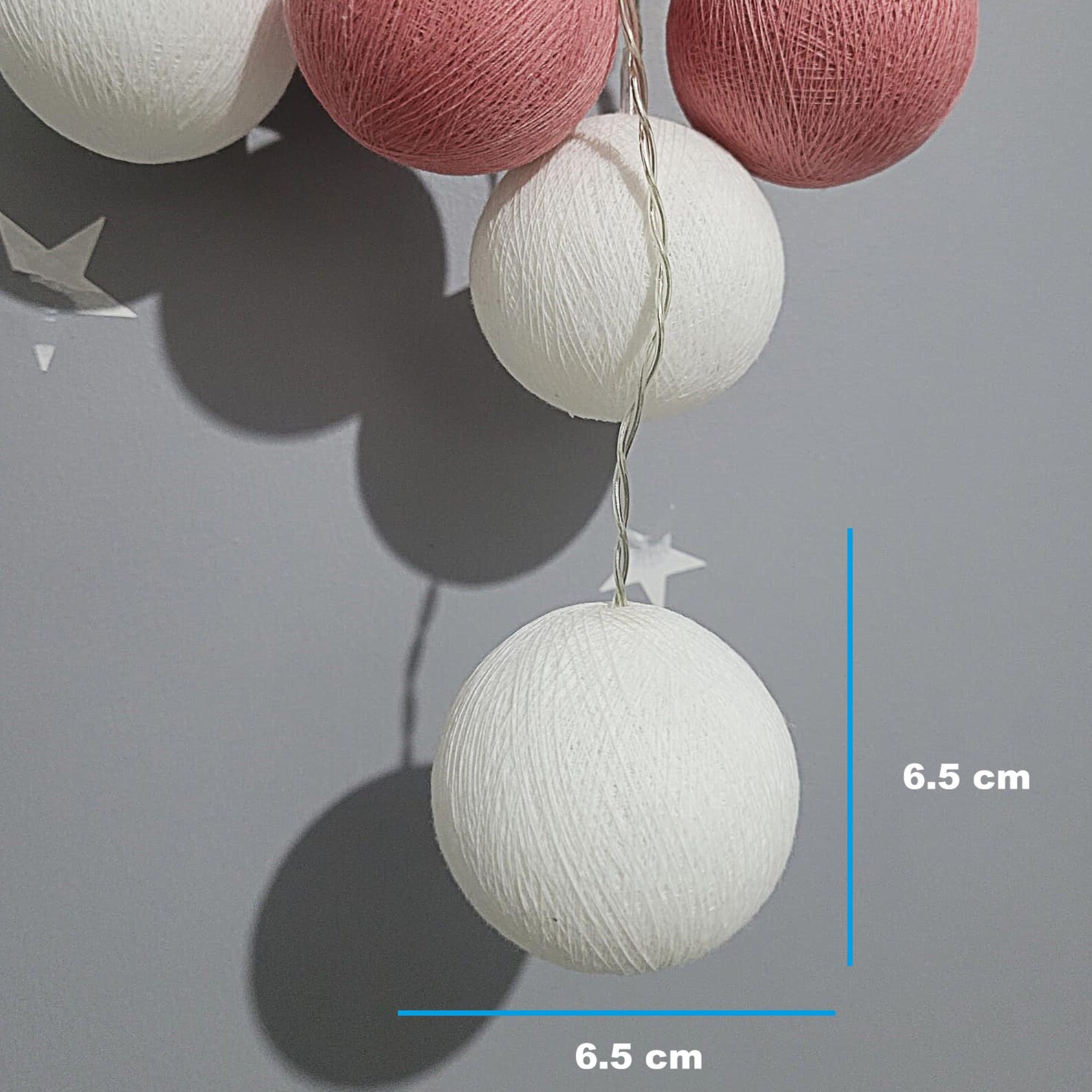 Fairy Lights, Led Luminous Lighting Balls 3 Meters 20 Balls Night Light ...