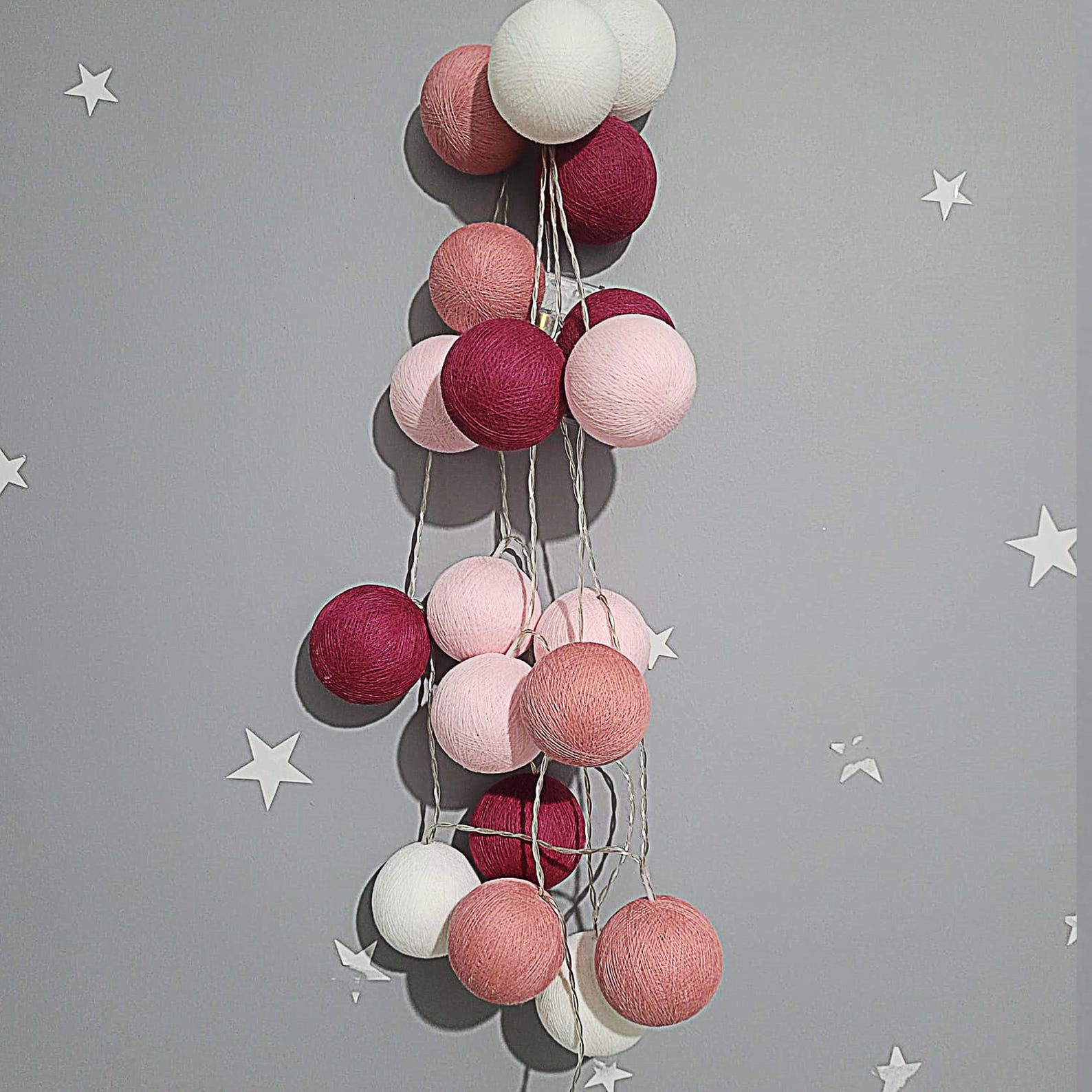 Fairy Lights, Led Luminous Lighting Balls 3 Meters 20 Balls Night Light ...