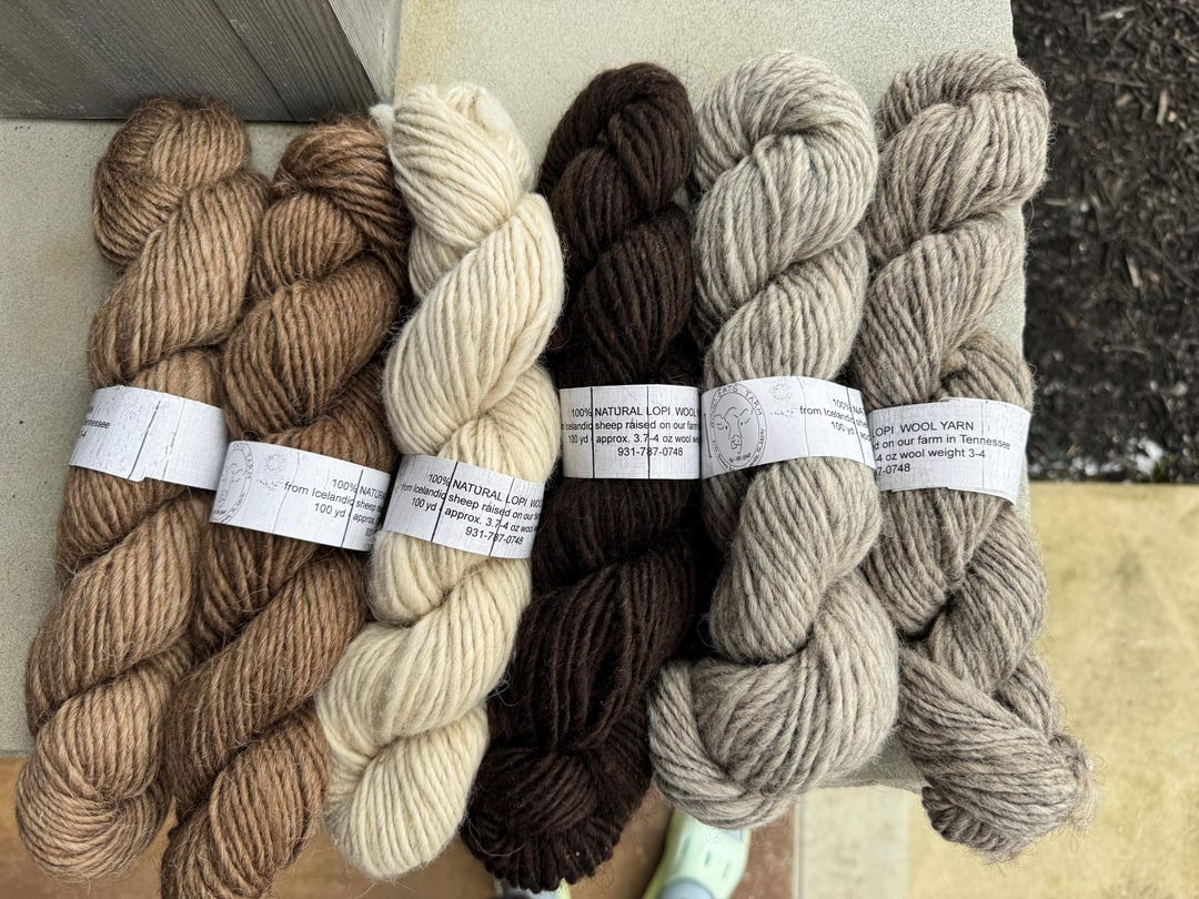 Natural Icelandic Lopi Wool Yarn Raised Here in Tennessee - Etsy