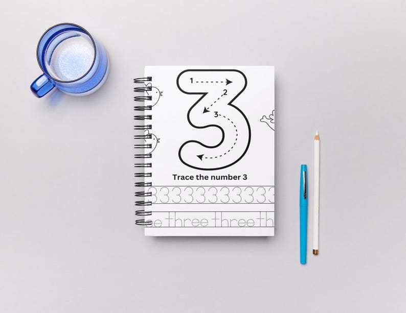 20 Number Tracing Worksheets, Traceable Numbers, Preschool Worksheets ...