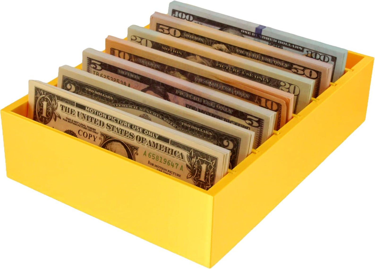 Money Organizer for Cash – 8 Compartment Money Holder, Cash Organizer ...