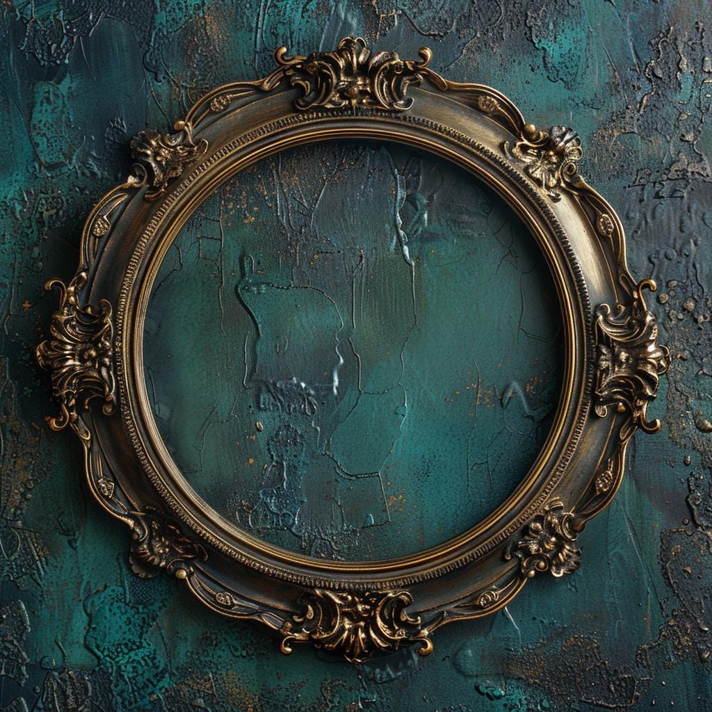 24 Vintage Ornate Oval Frame Clipart, Intricate Decorative Border ...