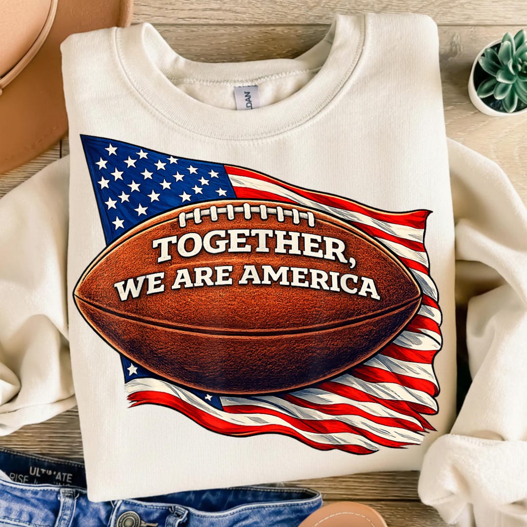Together We Are America PNG, Patriotic Unity Design, USA Pride Graphic ...