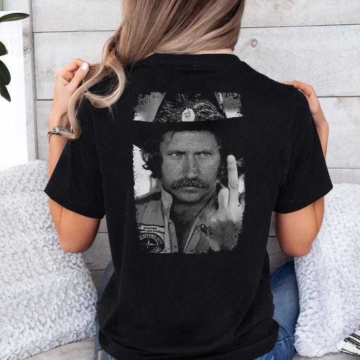 Dale Earnhardt Middle Finger T Shirt - Etsy