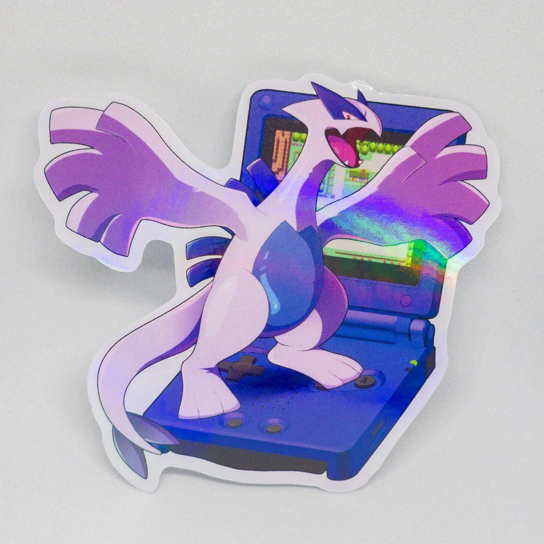 Lugia Gameboy Sticker - Etsy