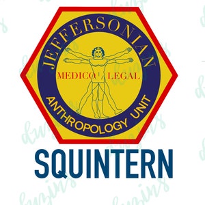 Bones Inspired 'sqintern' | Bones Digital File | Squint or Squintern ...