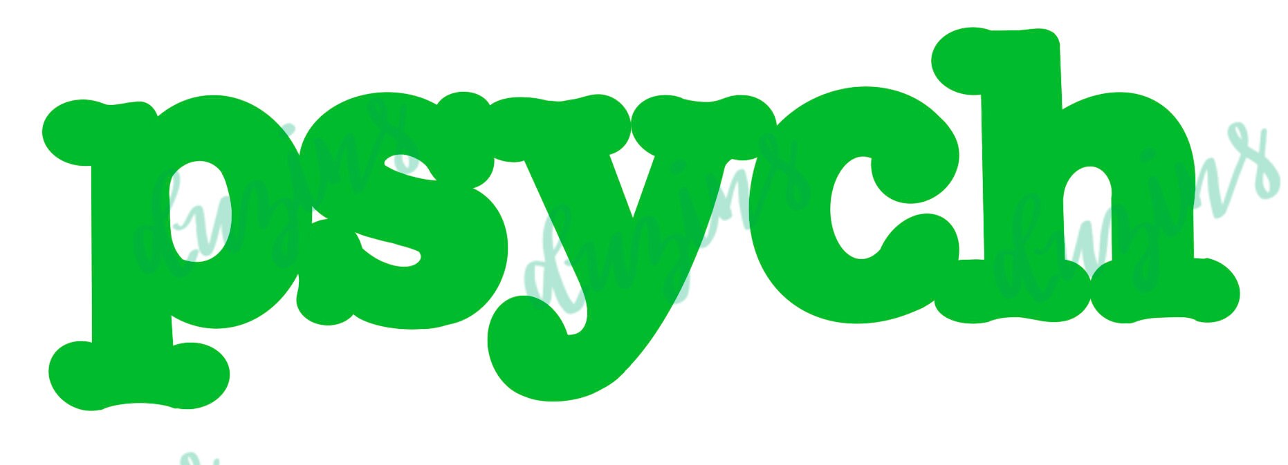 Psych Show Logo Pineapple