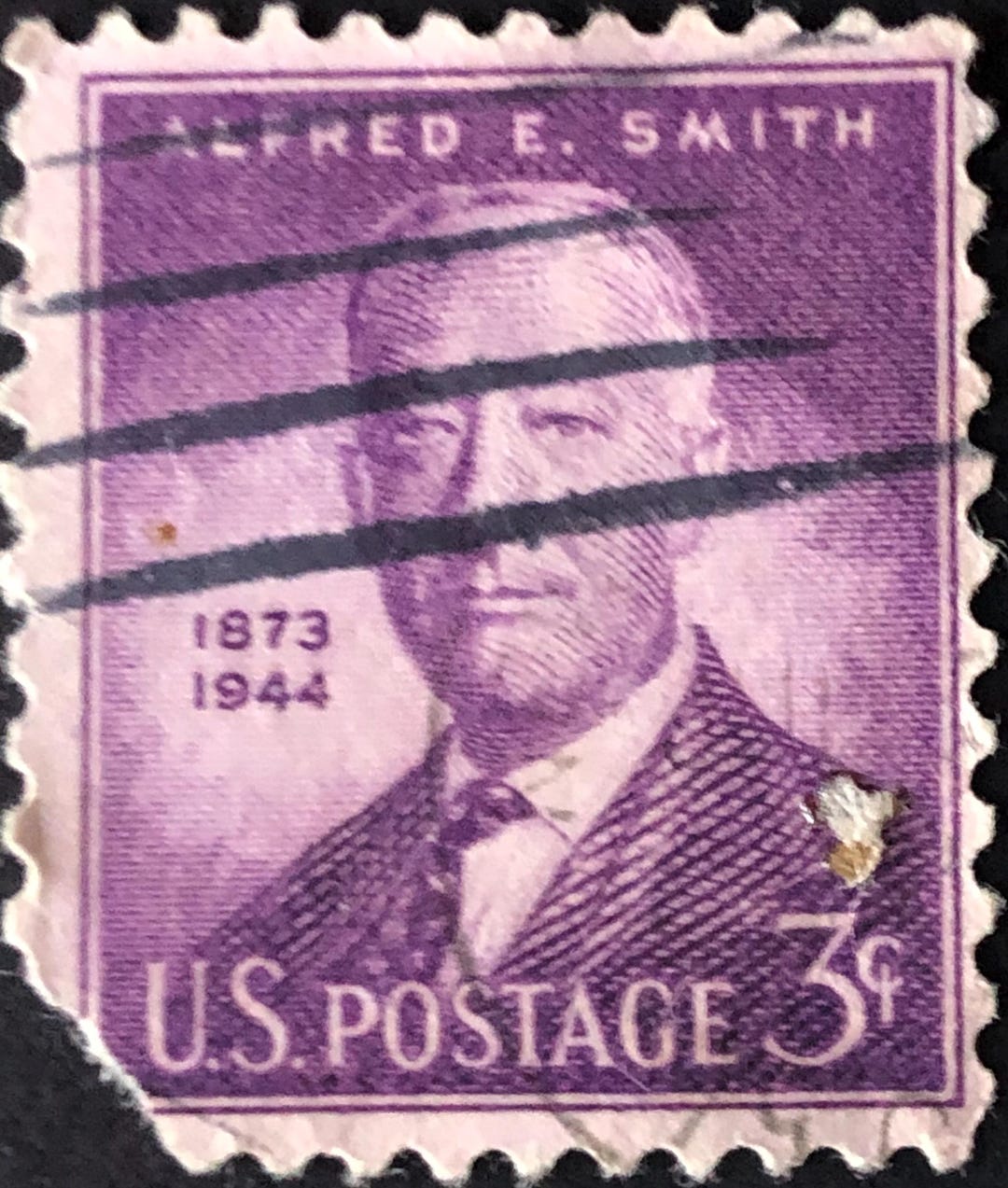 Alfred Smith 3c Us , Variety Postage Philately Stamps Ts1 Used in Good ...