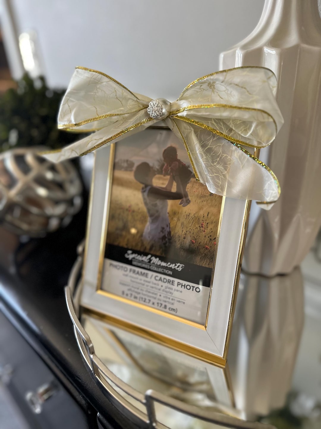 Gold Bow Frame - Etsy