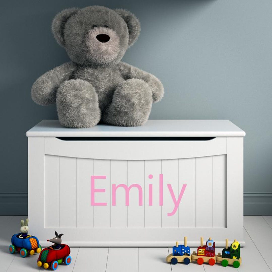 Personalised Vinyl Toybox Name Sticker - Custom Toy Box Decals - Etsy