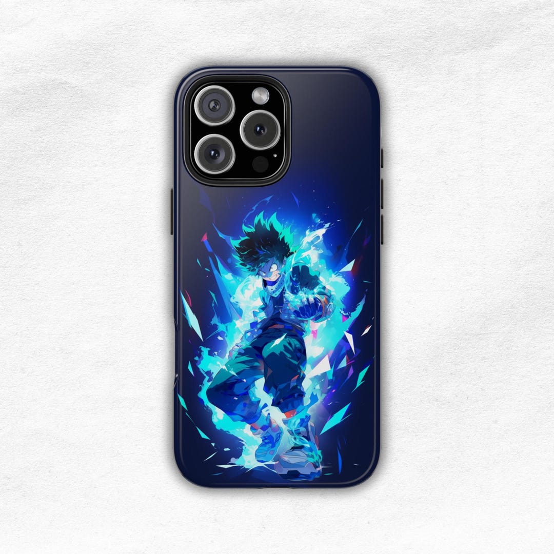 Izuku Midoriya Dark Lightning BNHA | Anime Cover Design for iPhone X XR ...