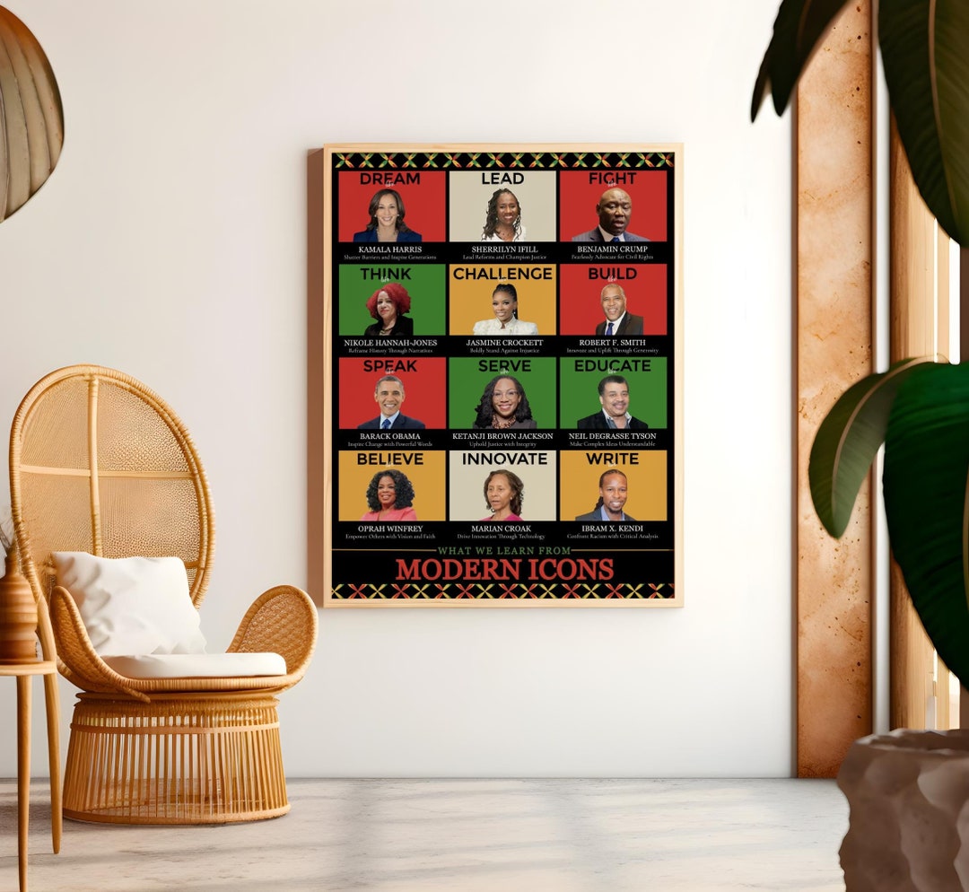 Black History Month Bulletin Board Posters, Inspirational African ...