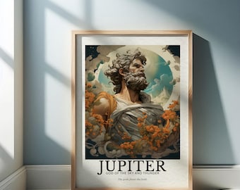Jupiter Roman God Printable - Etsy
