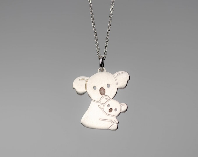 Hanging Koala Necklace Cute Polymer Clay Pendant - Etsy Israel