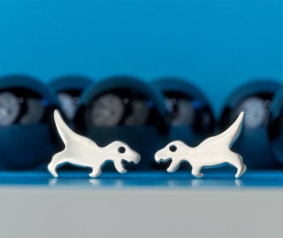 Tyrannosaurus Studs / Dinosaur Earrings / T Rex Earrings - Etsy