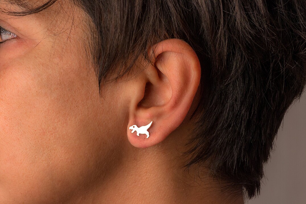Tyrannosaurus Studs / Dinosaur Earrings / T Rex Earrings - Etsy