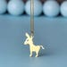 Solid Gold Donkey Necklace, Farm Animal Pendant, 14k 9k 18k, Quirky ...