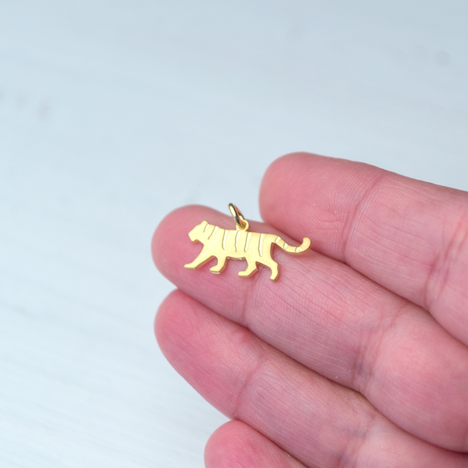 Sterling Silver Tiger Necklace / Animal Jewelry / Unisex Pendant / 295A ...