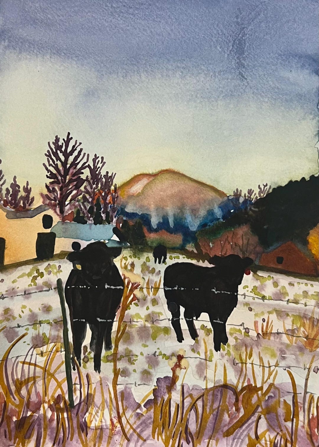 Neighbors - Watercolor Prints Inspired by the Southwest - Etsy