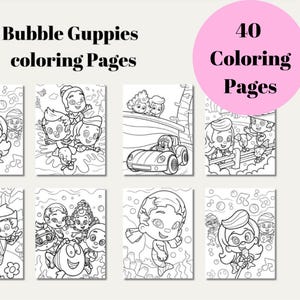 bubble guppies coloring pages free printable