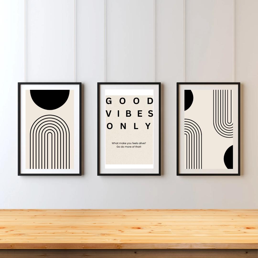 Poster 30x40 3er Set