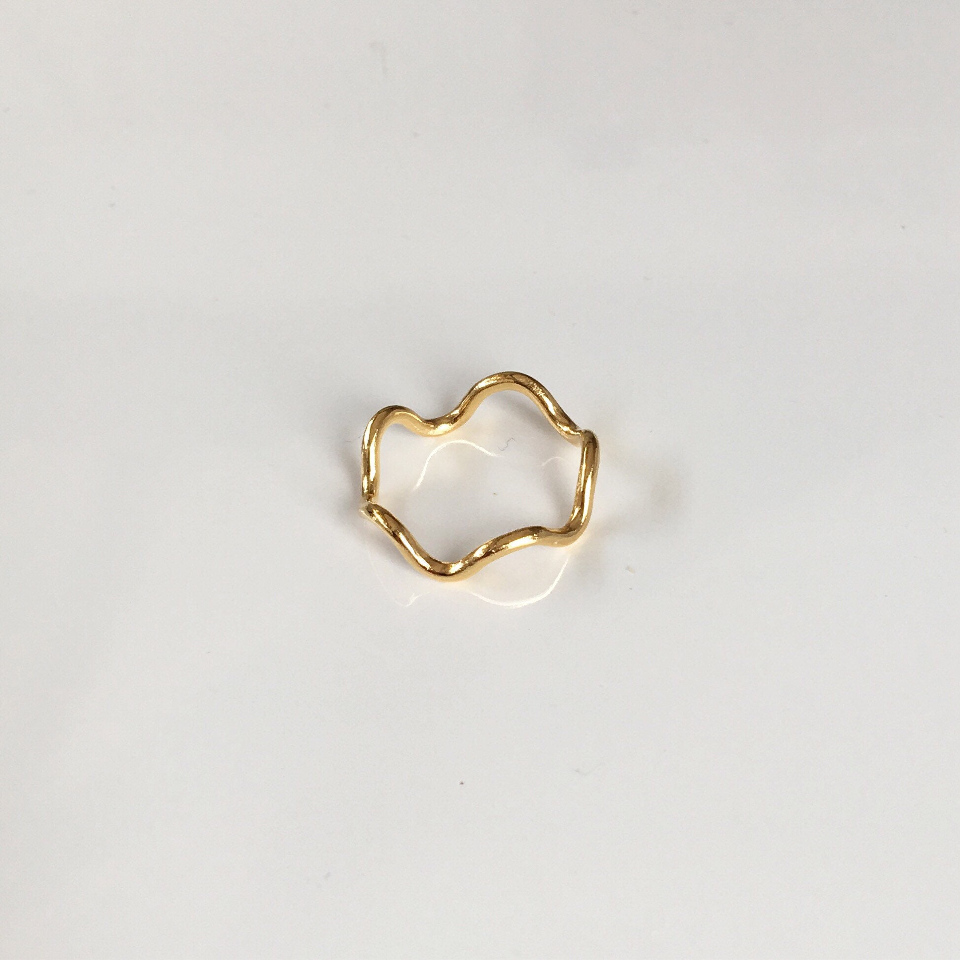 Wavy Stacking Layering Ring | Etsy