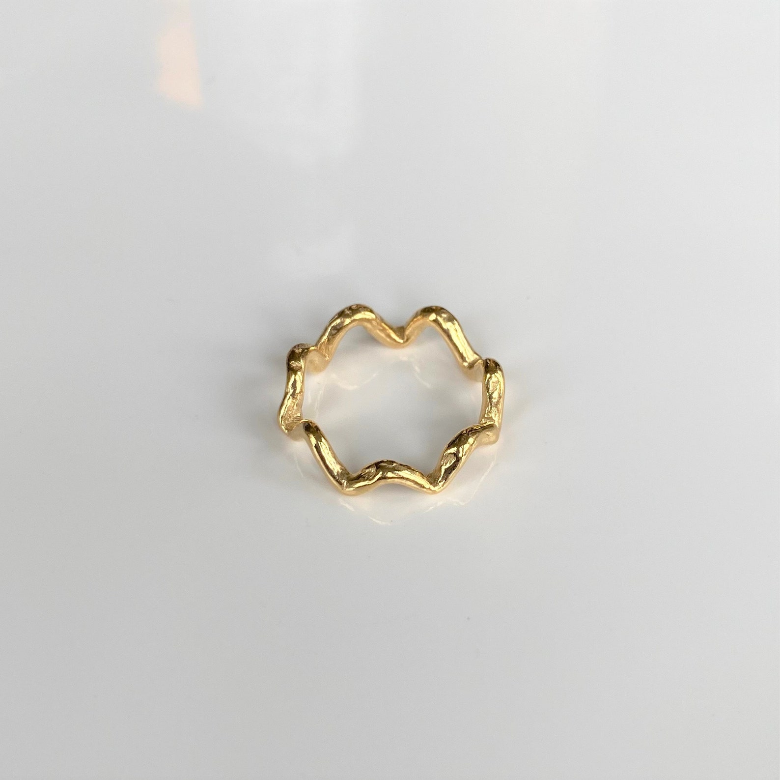 Wavy Stacking Layering Ring - Etsy