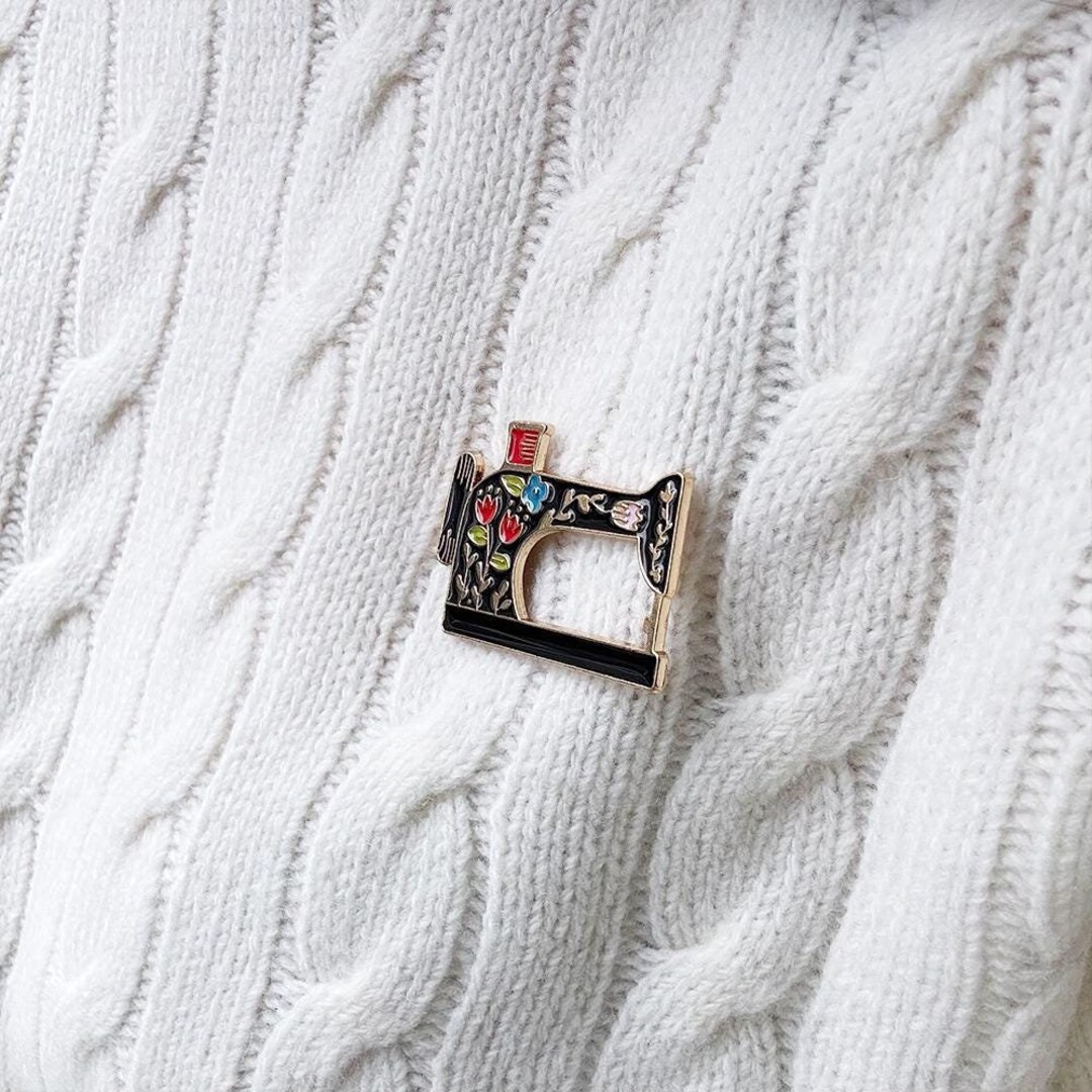 Sewing Machine Pin, Enamel Pin, Mother's Day Gift for Her, Lapel Pin ...
