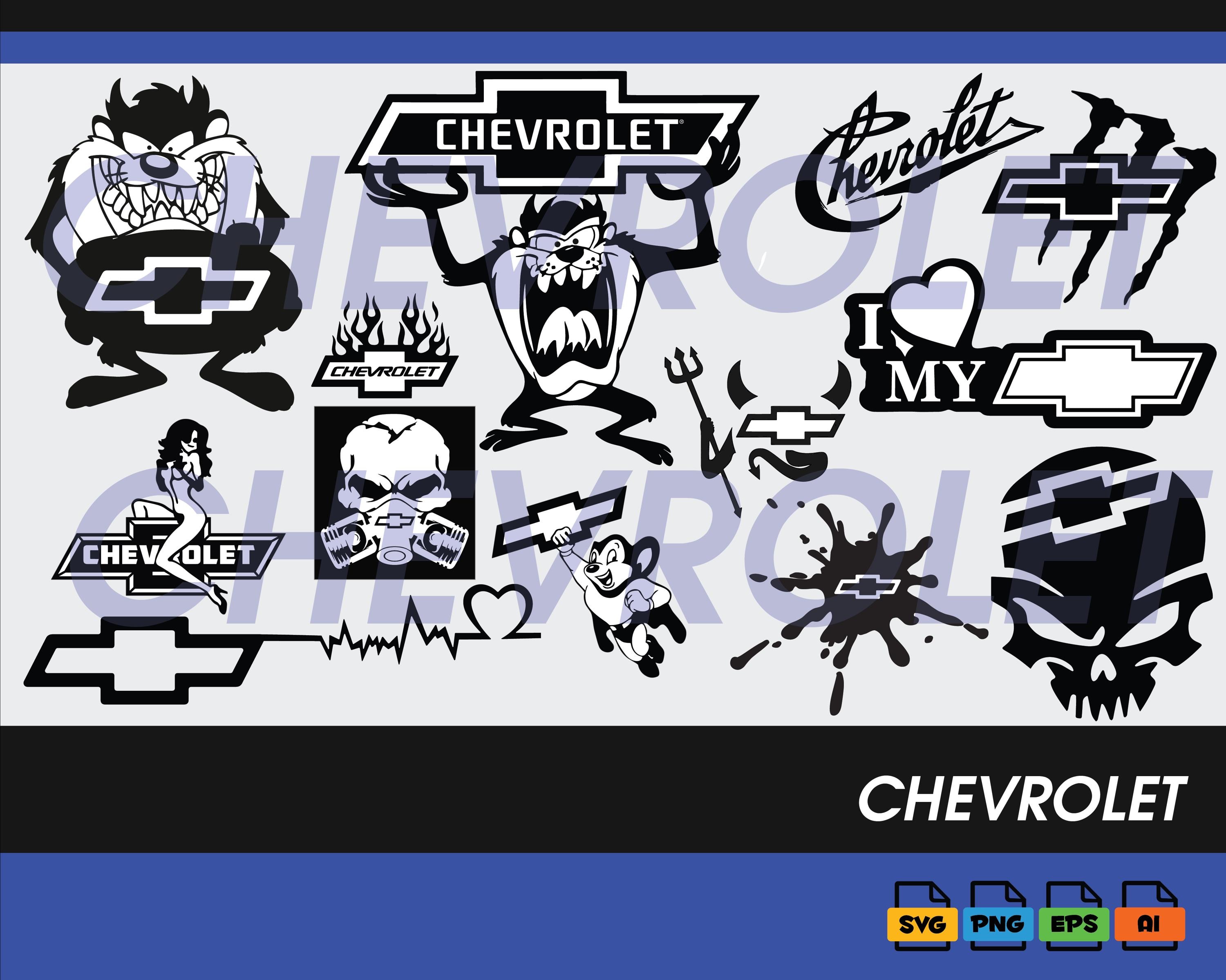 Chevy Cartoon SVG PNG File - Etsy