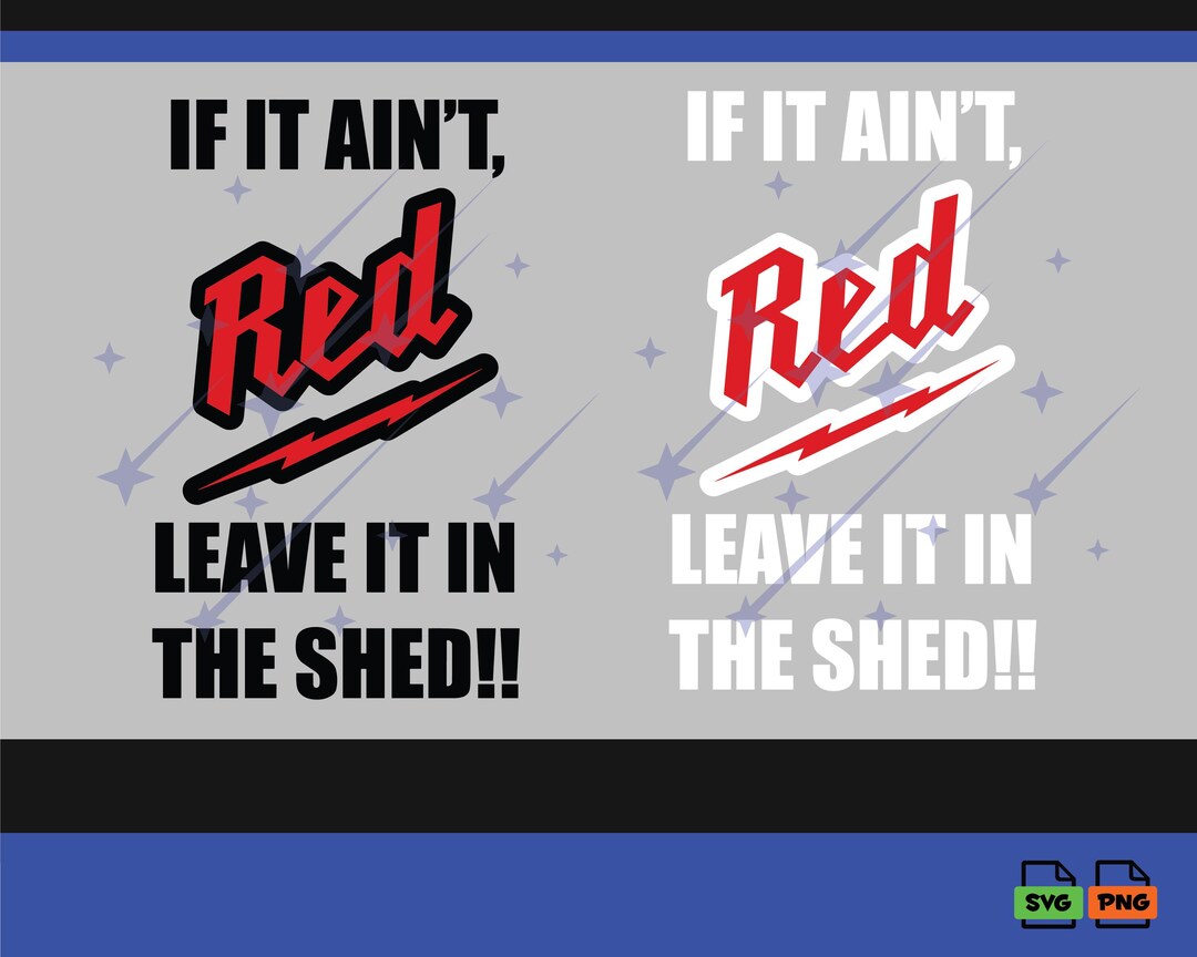 RED SVG and High Resolution PNG File - Etsy