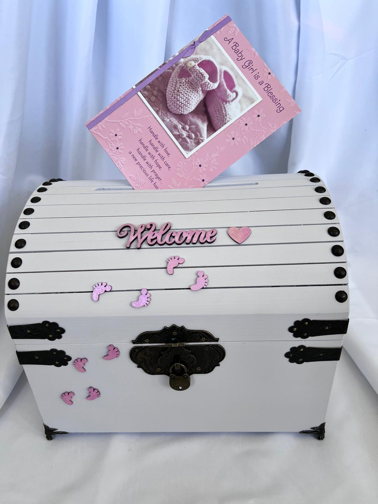 Handmade Wooden Treasure Chest for Gifts - Fully Customizable ...