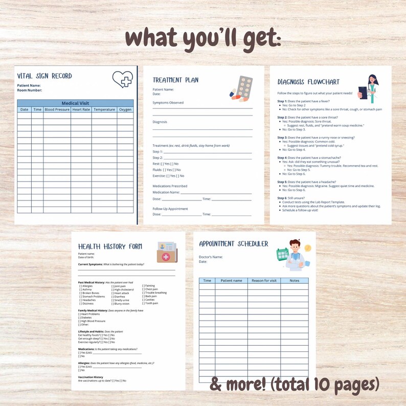 Pretend Play Patient Care Playbook for Aspiring Young Doctors | Medical ...