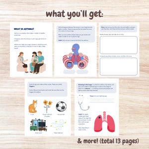 Asthma Activity Book | Printable Worksheets | Homeschool Resources ...