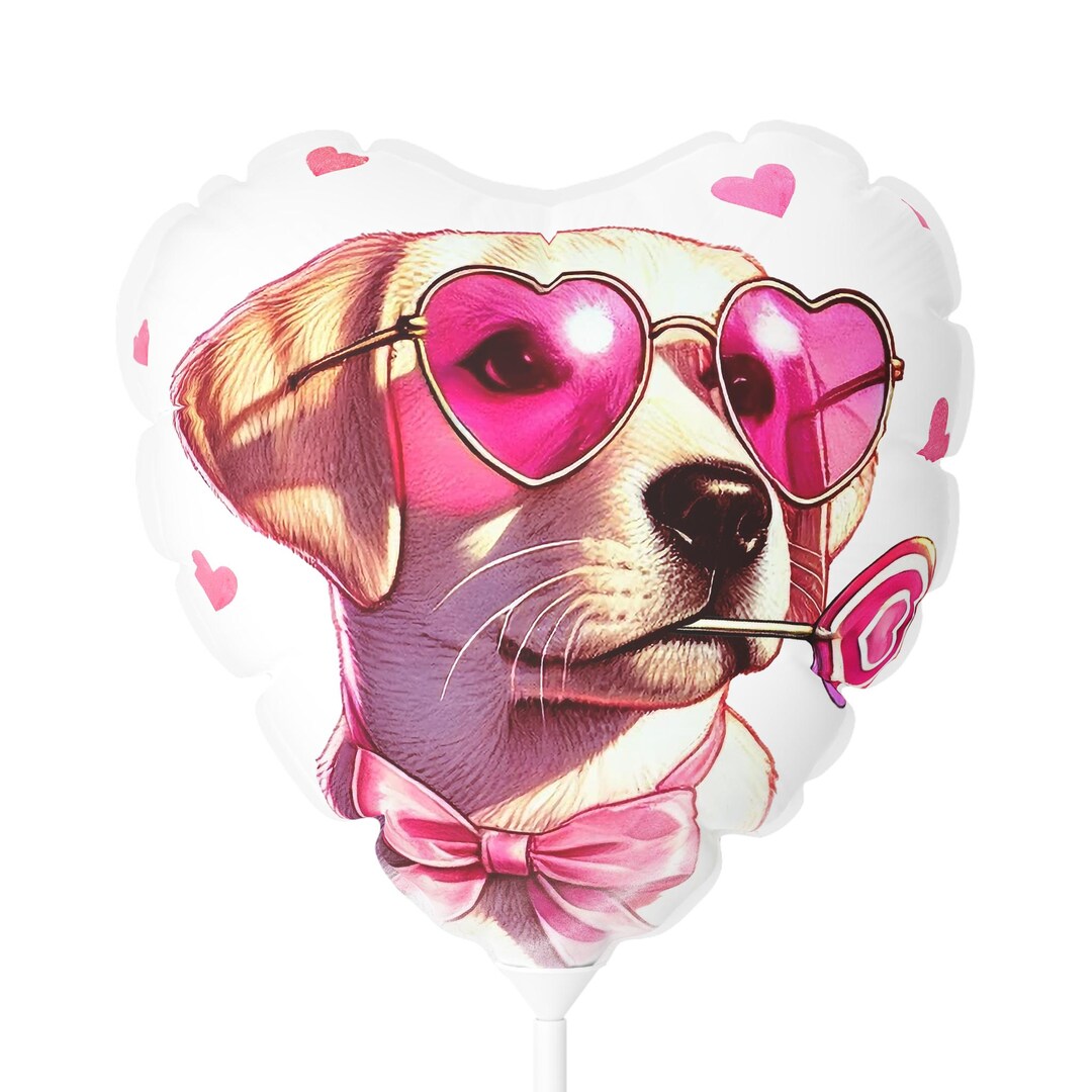 Labrador Dog Happy Birthday Balloon (round and Heart-shaped), 11" - Etsy