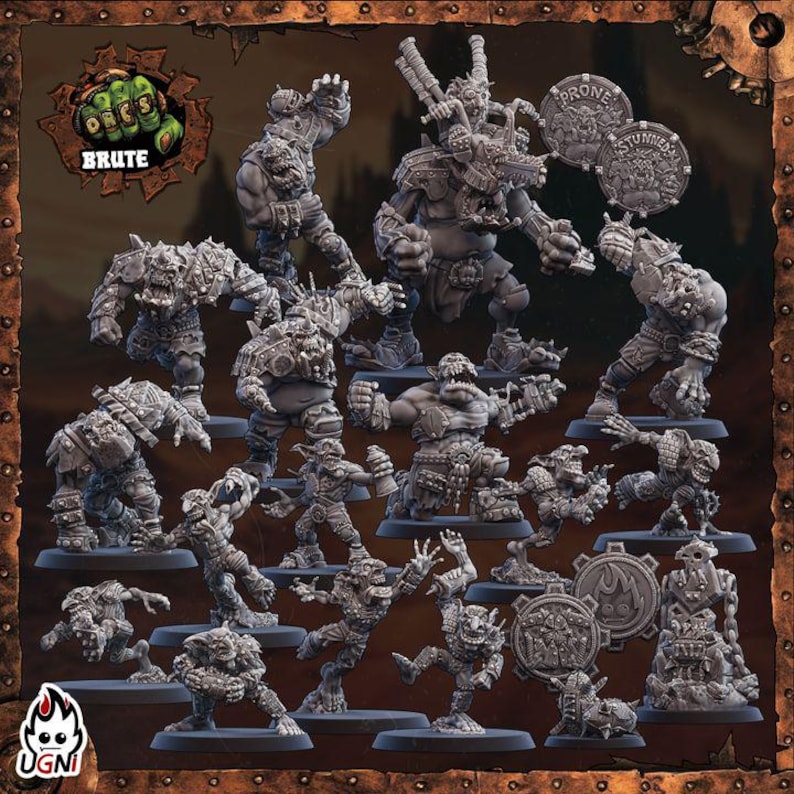 Orcs - Ugni - Fantasy Football - Etsy