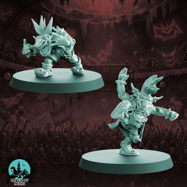 Goblin - Spiky Punk - Fantasy Football - Etsy