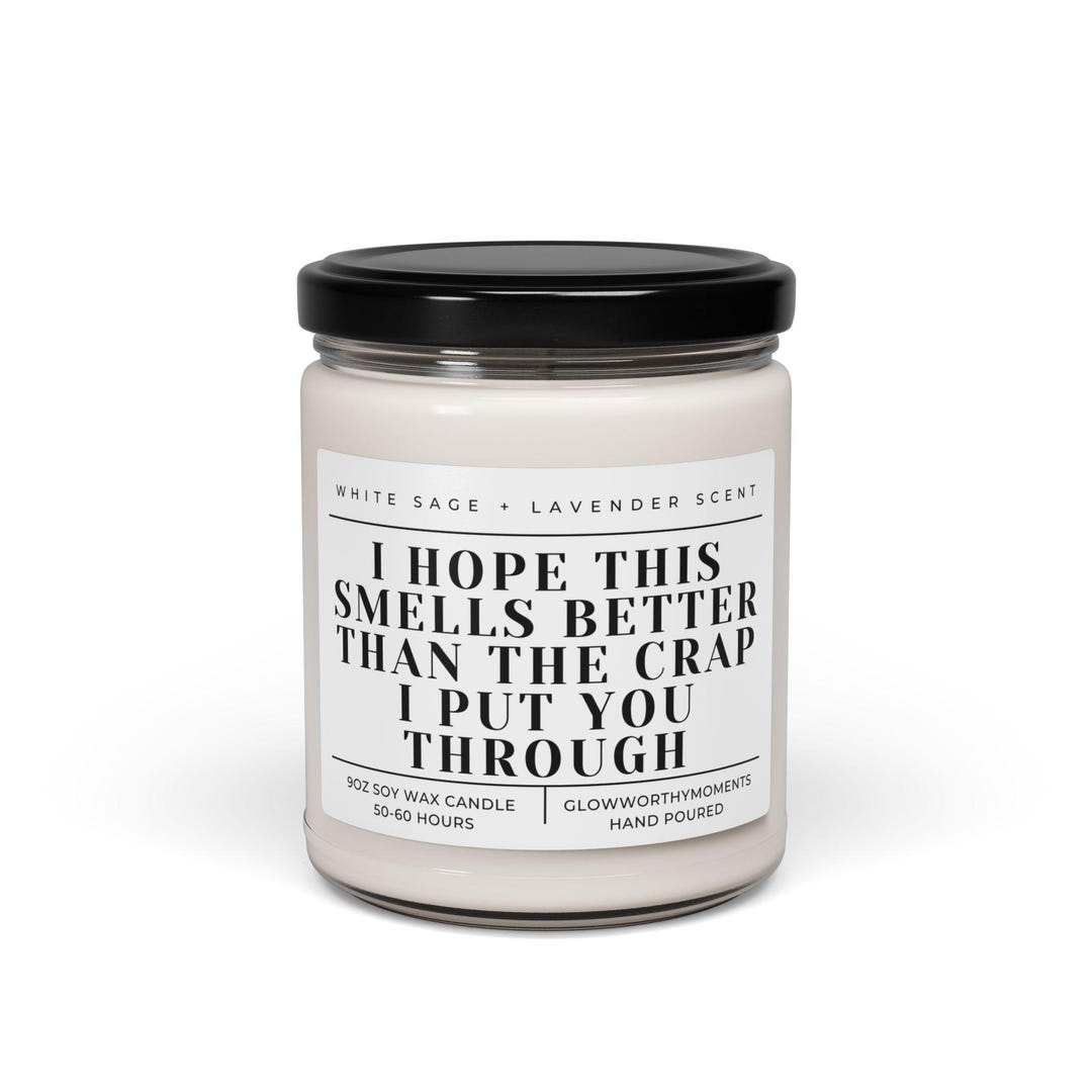 I'm Sorry Soy Candle, Apology Gift, Breakup Gift, Minimalist ...