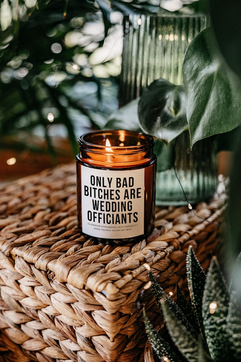 Funny Wedding Officiant Gift - Only Bad Bitches Are Officiants, Unique Proposal Gift for Wedding ...
