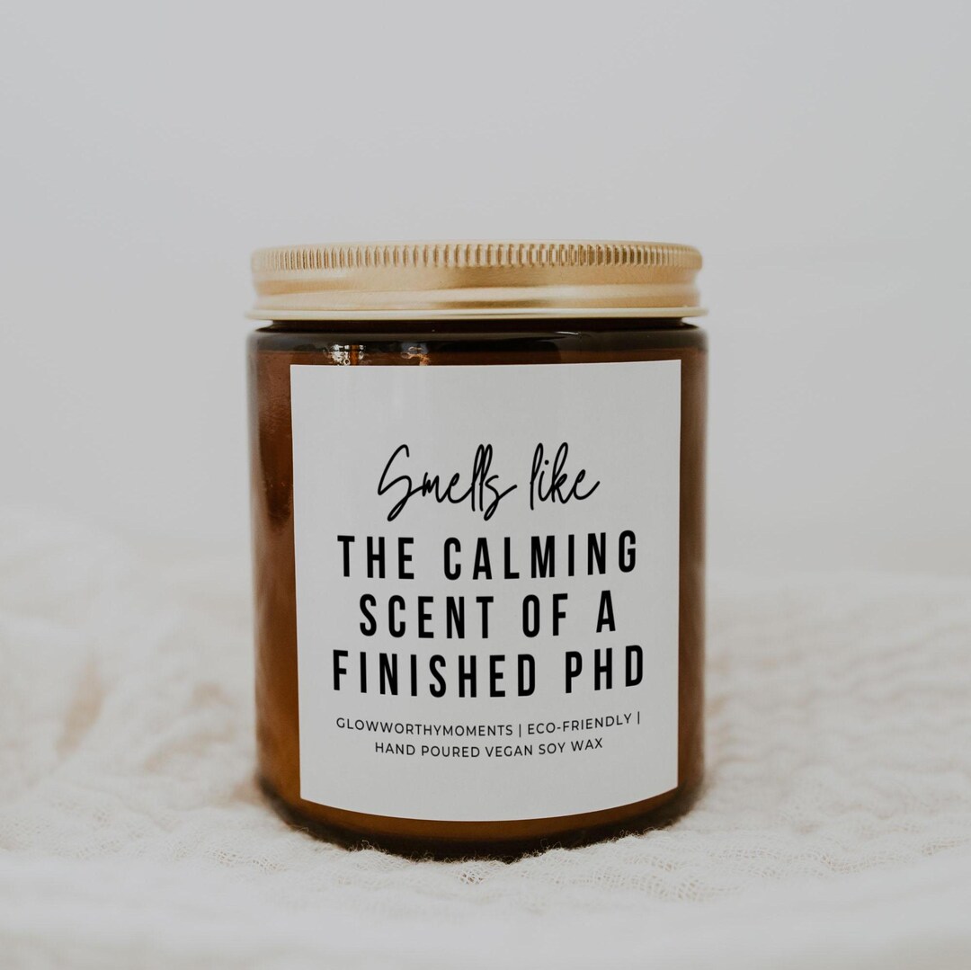 Best Phd Degree Graduation Soy Wax Candle, Son Daughter Graduate ...