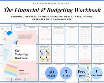 Digital Budget Planner, Finance Tracker, Finance Planner, Digital ...