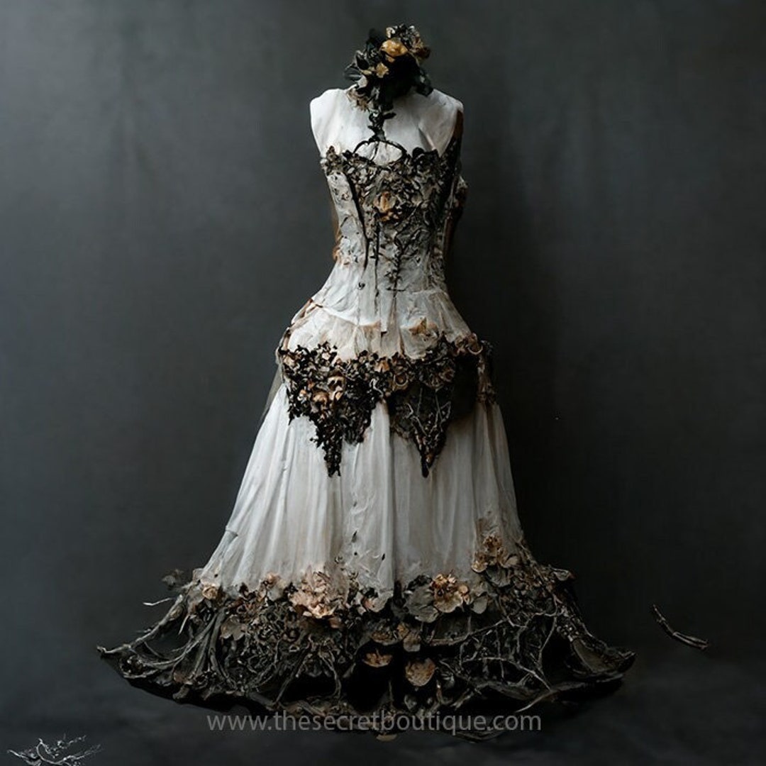Digital Wall Print Steampunk Wedding Dress Fashion Download Art - Etsy