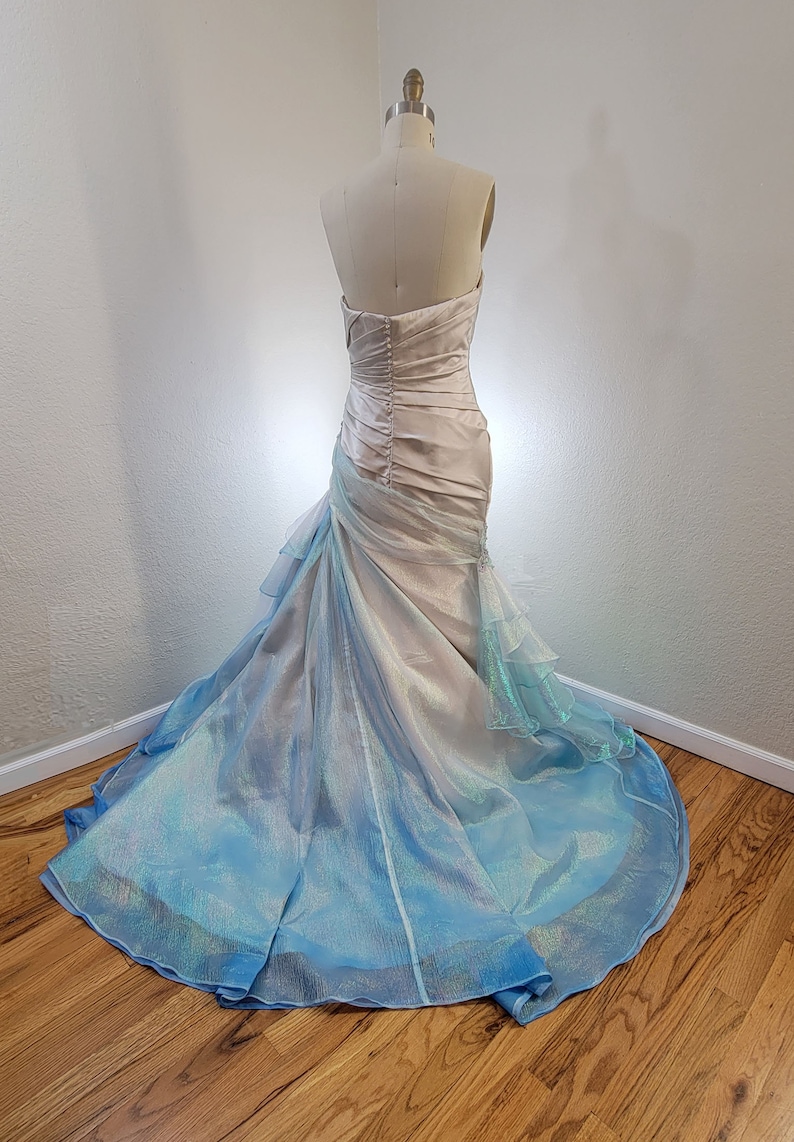 Mermaidcore Beach Wedding Dress Size 12 Sample Ready to Ship ...