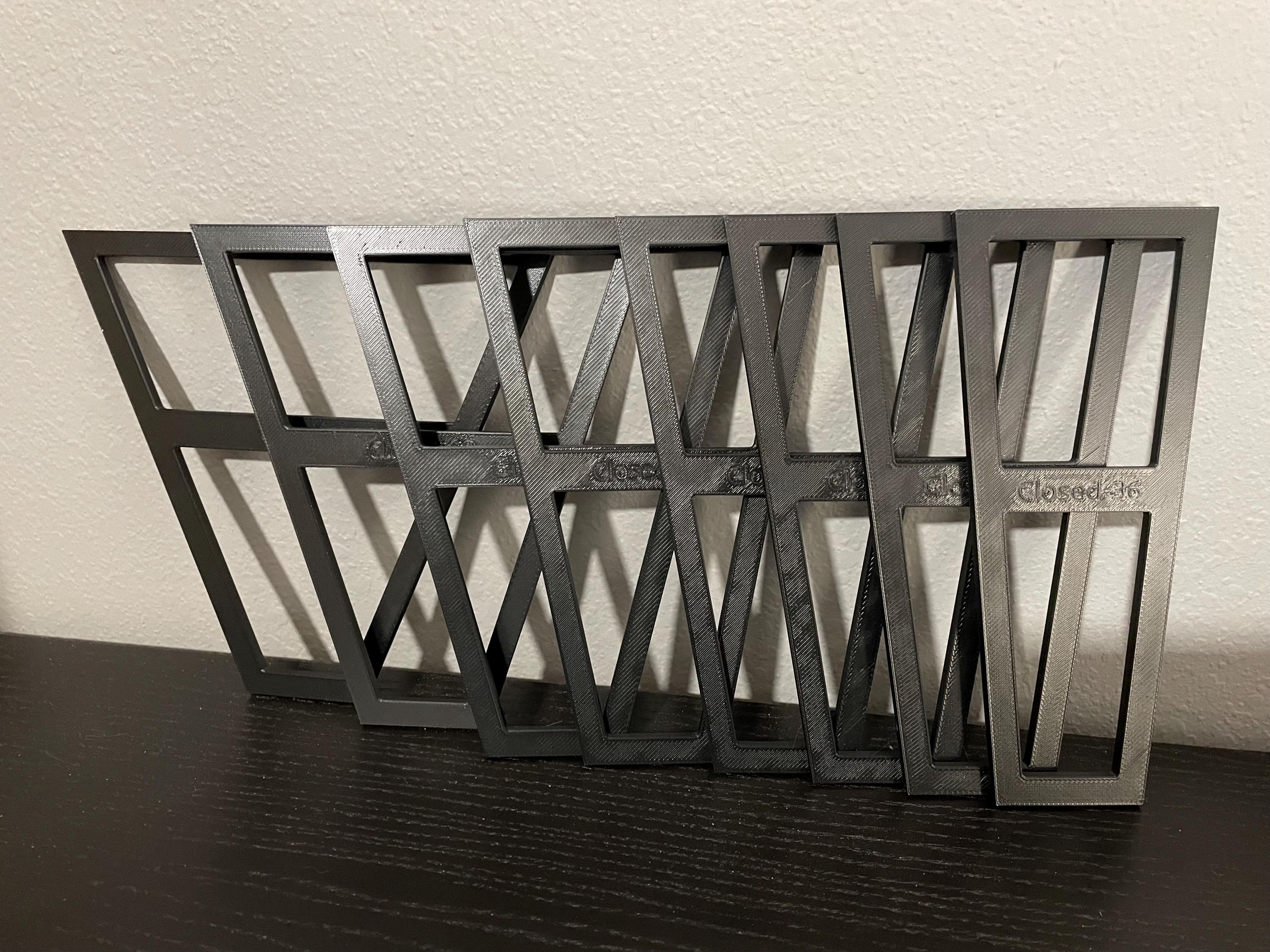 Large Segmented Wedge Template Jig Set / Open and Closed Segment Wedges ...