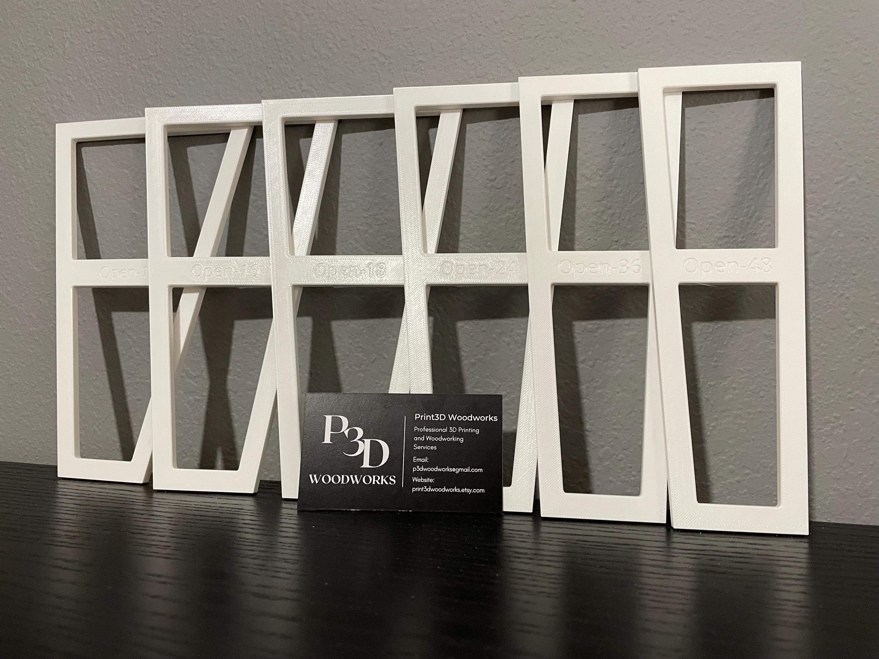 Large Segmented Wedge Template Jig Set / Open and Closed Segment Wedges ...