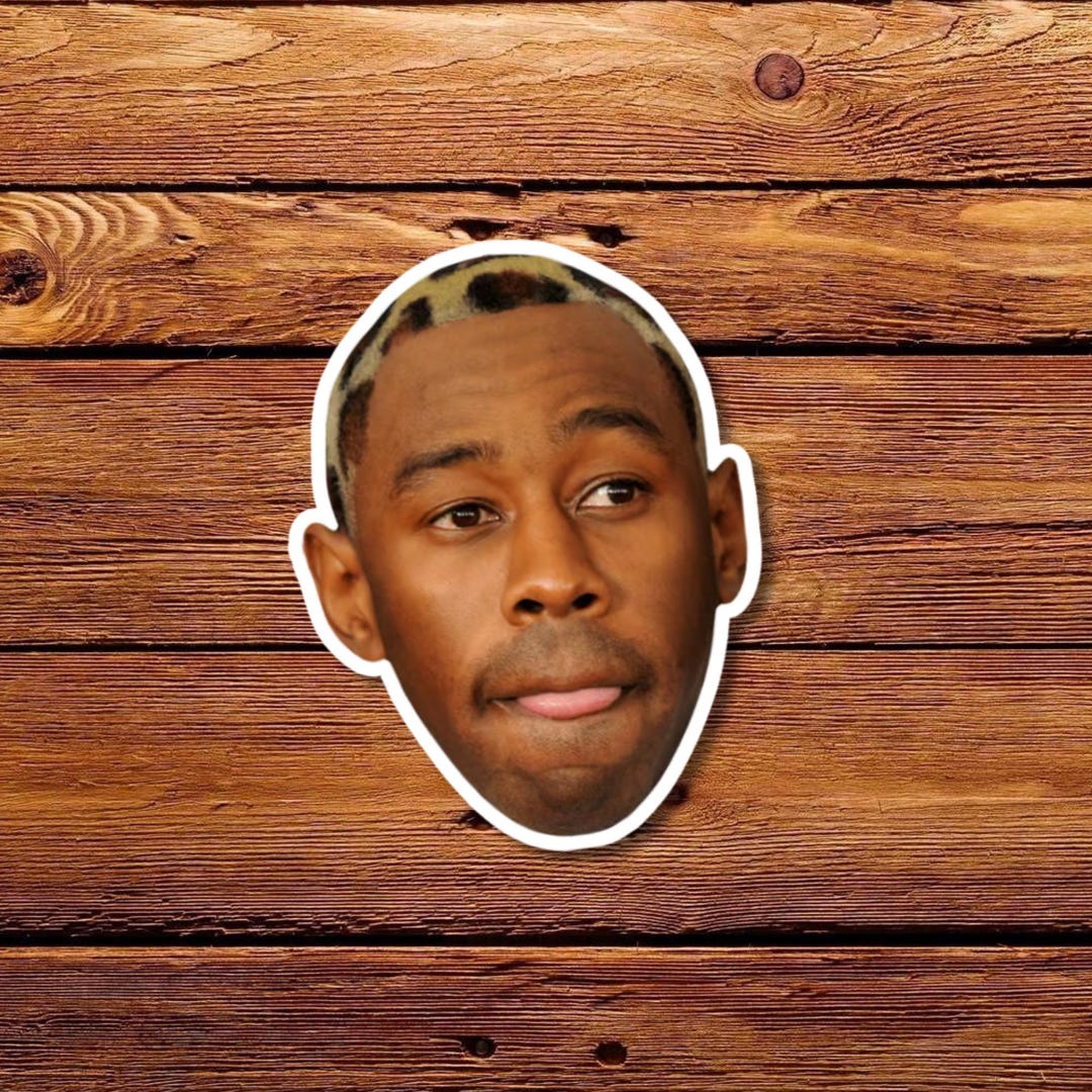 Tyler the Creator Big Head Sticker – Waterproof Vinyl, Matte Laminated ...